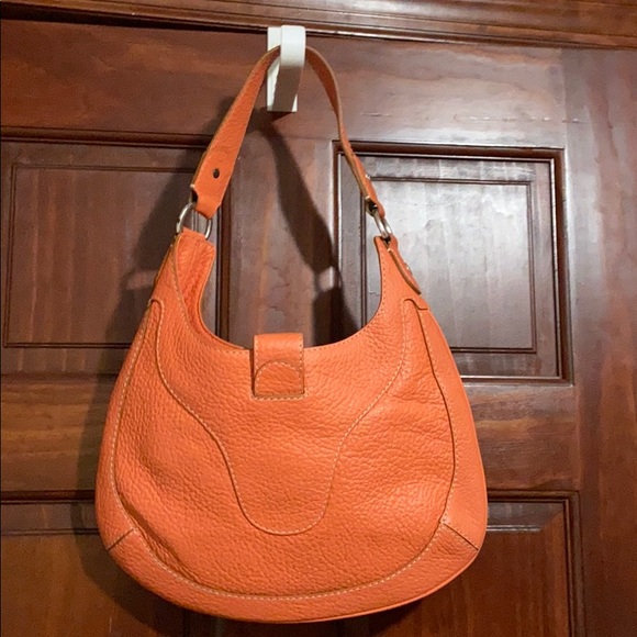 Michael Kors | Bags | Michael Kors Melon Pebble Leather Shoulder Bag ...